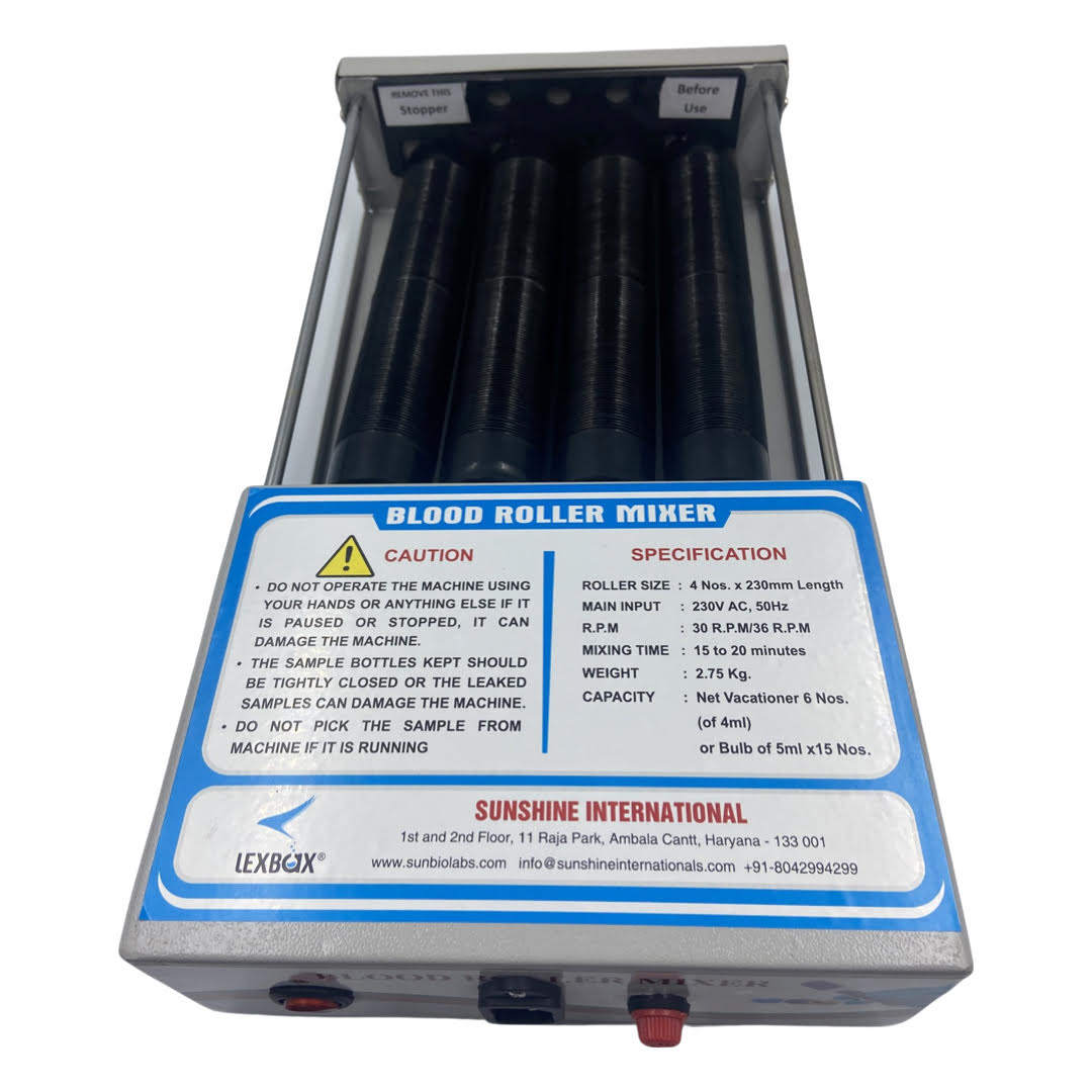 blood roller mixer metal body with 4 rolls